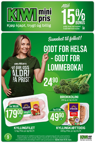 Kiwi kundeavis - Tilbud uke 9 2025